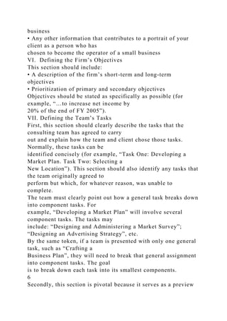 Outline For The Consultancy ReportI. Title PageThe title page .docx