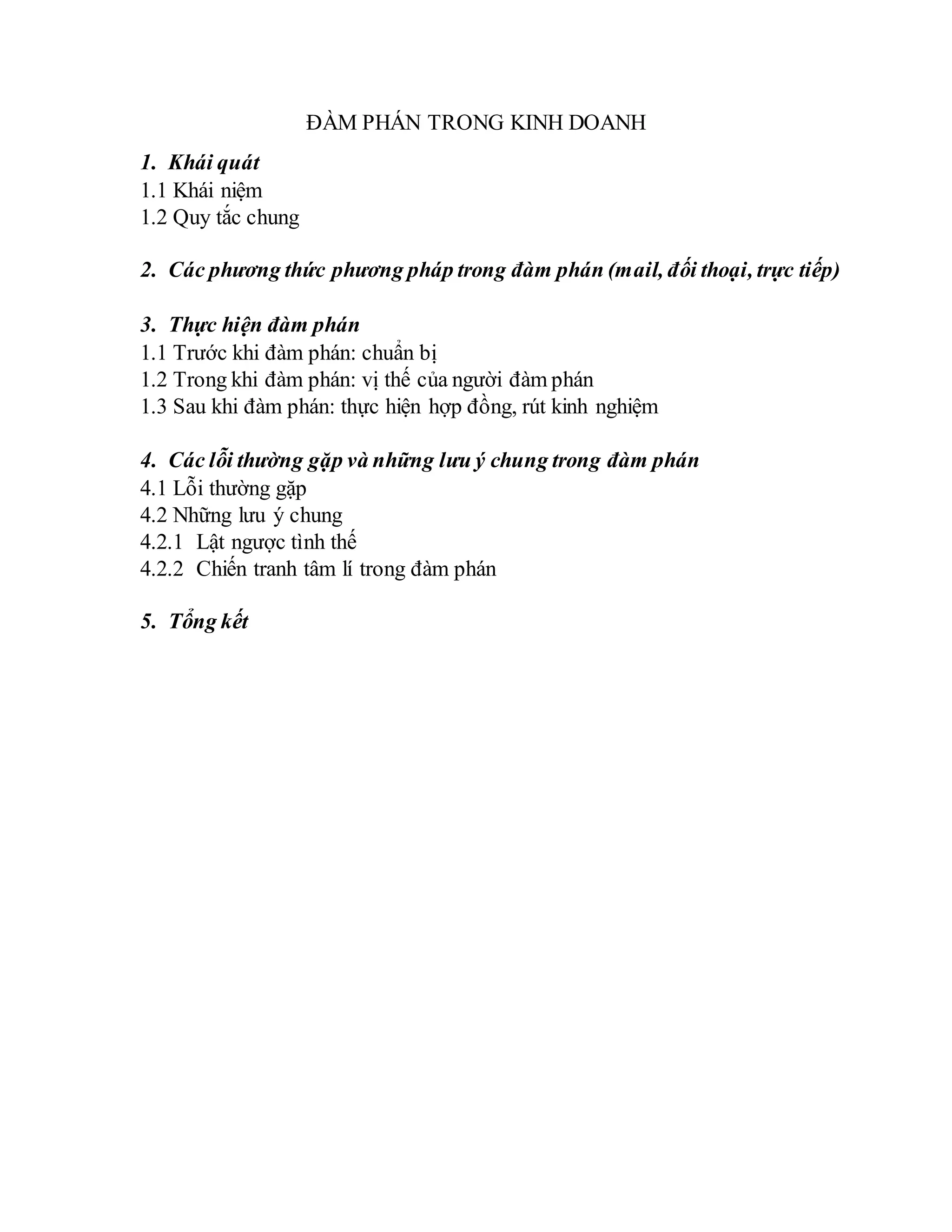 Outline giao tiếp | PDF