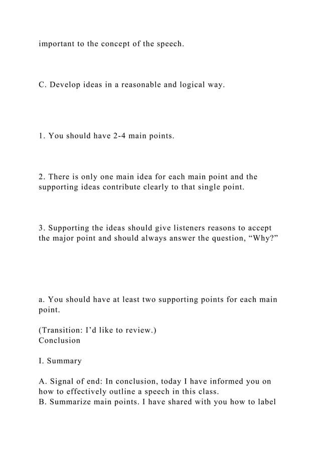 Outline Grading Criteria The superior outline (grade A).docx ...