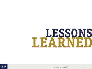 Lean model cell: fast & radical change | PPT