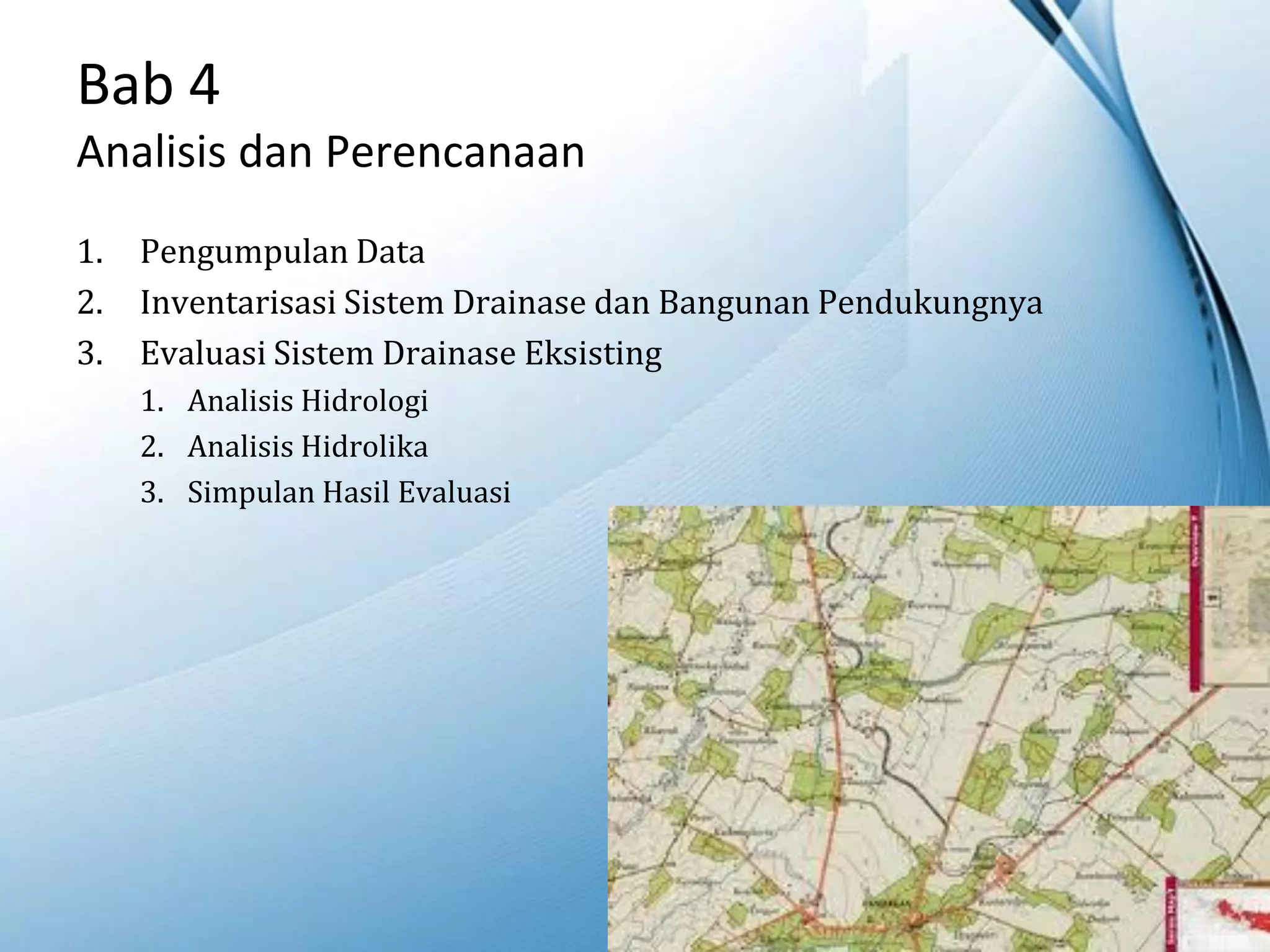 Sistematika Dokumen Rencana Induk Sistem Drainase Perkotaan | PDF