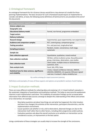 Outline model Impact Evaluation toolkit | PDF
