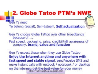 Outline of 10 step marketing plan for globe tattoo broadband postpaid ...