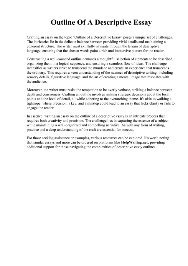 Outline Of A Descriptive Essay.pdf