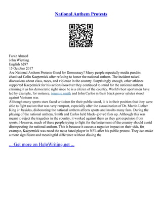 Outline Of A Speech On Civil Rights | PDF