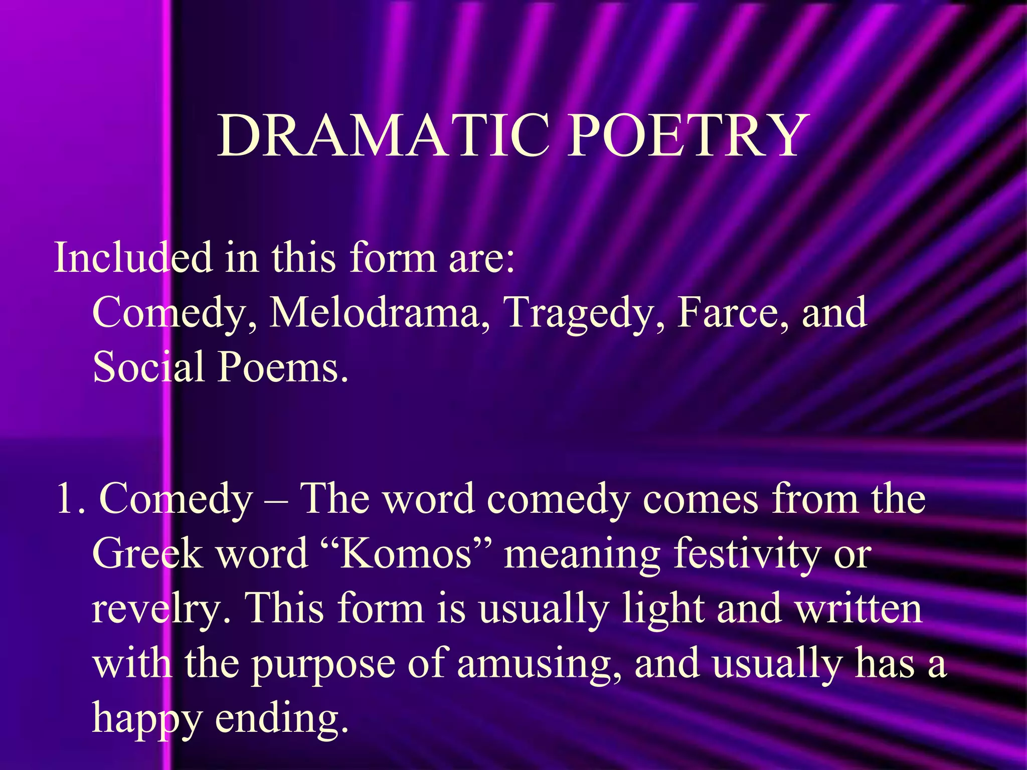 Outline of literary forms based on philippine historical | PPTX