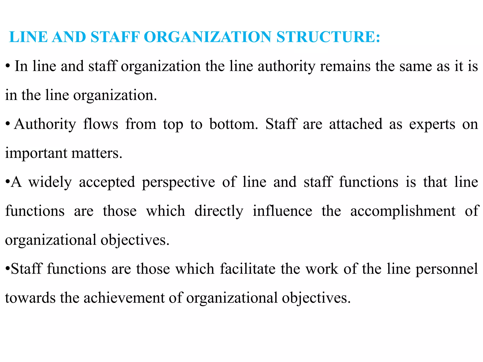 Outline of Types of Organizational Structures | PPT