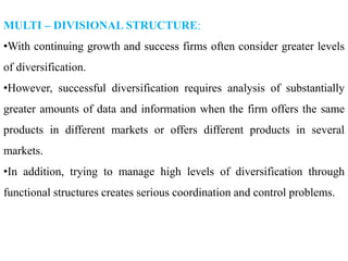 Outline of Types of Organizational Structures | PPT