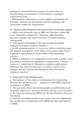 Outline on HRISTitle Human Resource Information SystemsThesis.docx