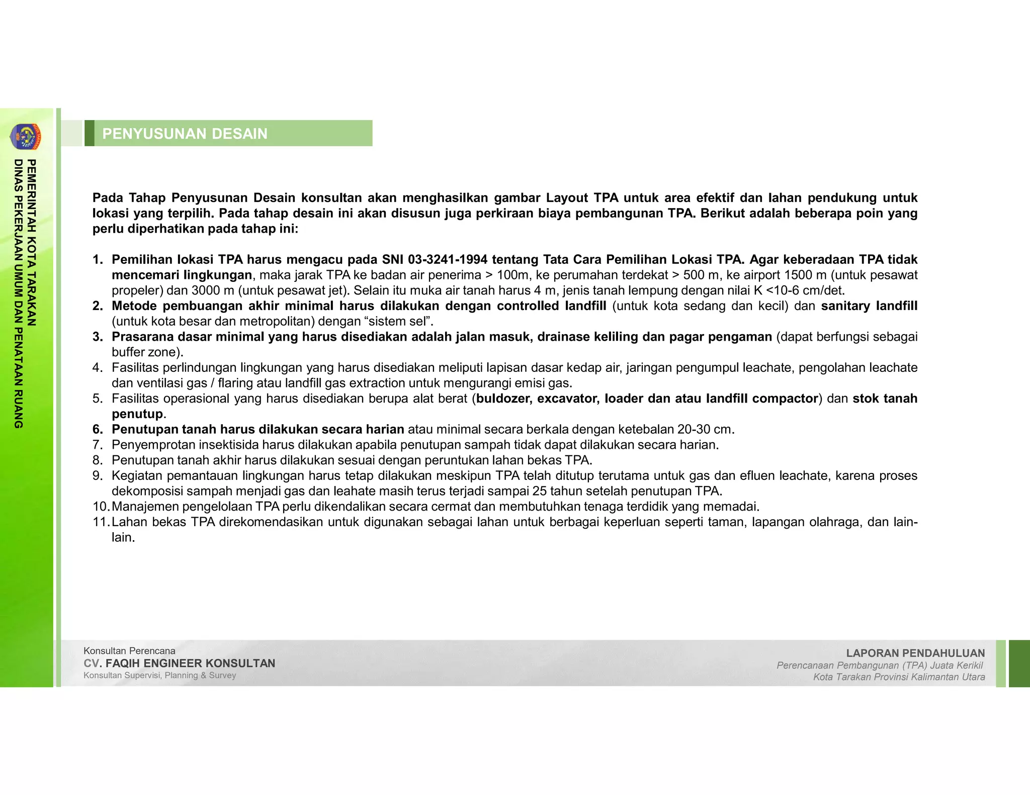 OUTLINE PPT - PENDAHULUAN DED TPA KOTA TARAKAN 2022.pdf