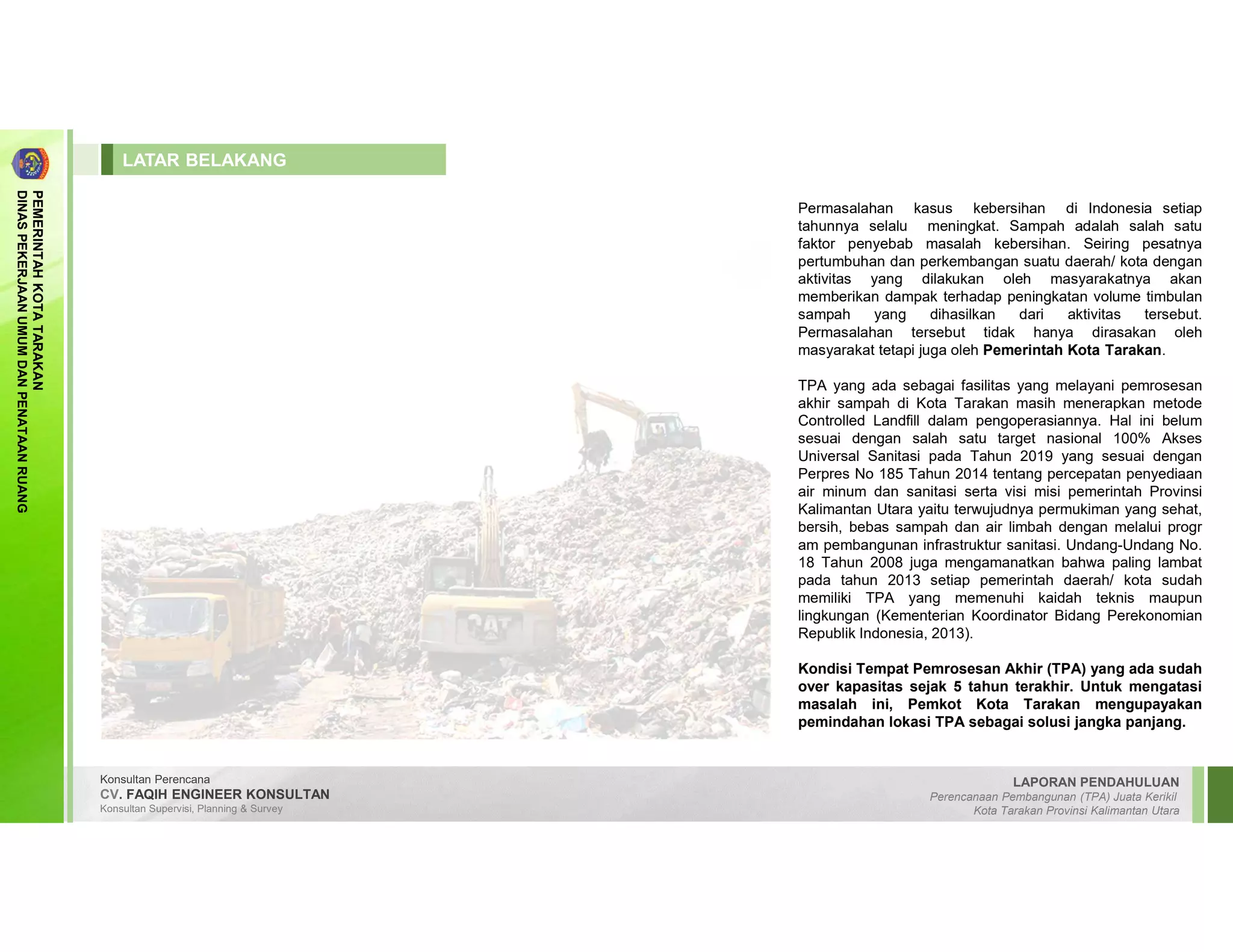 OUTLINE PPT - PENDAHULUAN DED TPA KOTA TARAKAN 2022.pdf