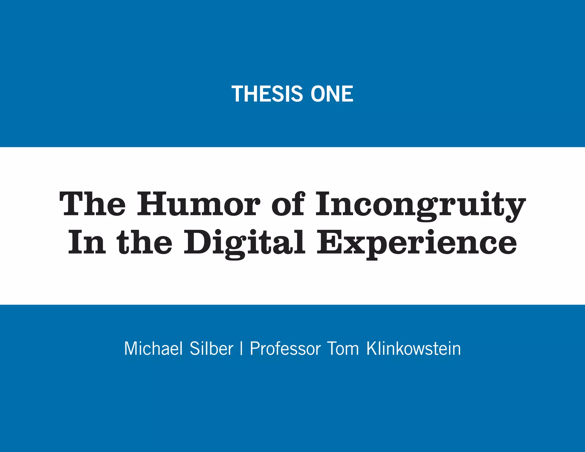 Humor of Incongruity: 10/15/12 | PDF