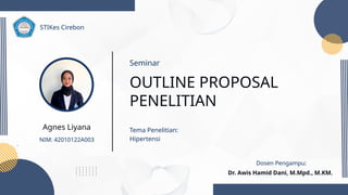 Contoh Outline Seminar Proposal penelitian | PPTX