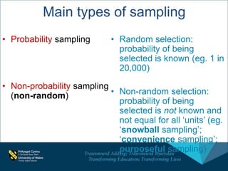 An outline of Quantitative Research Methods | PPTX