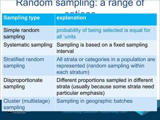 An outline of Quantitative Research Methods | PPTX