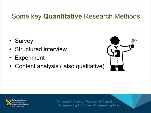 An outline of Quantitative Research Methods | PPTX