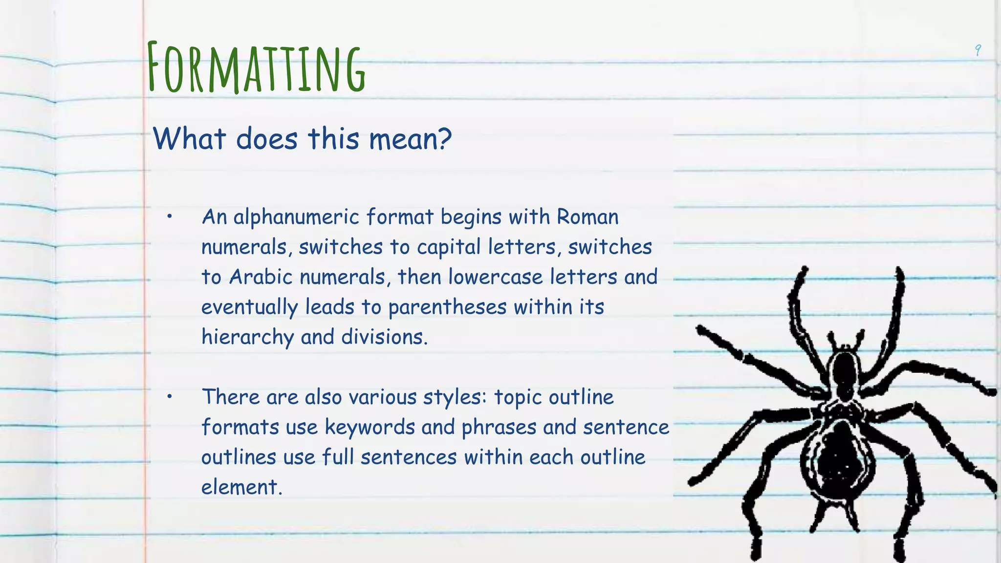 Building an Outline | PPTX