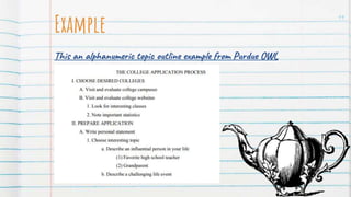 Building an Outline | PPTX