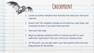 Building an Outline | PPTX