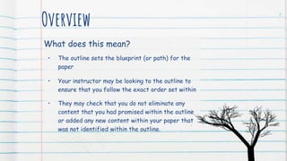 Building an Outline | PPTX