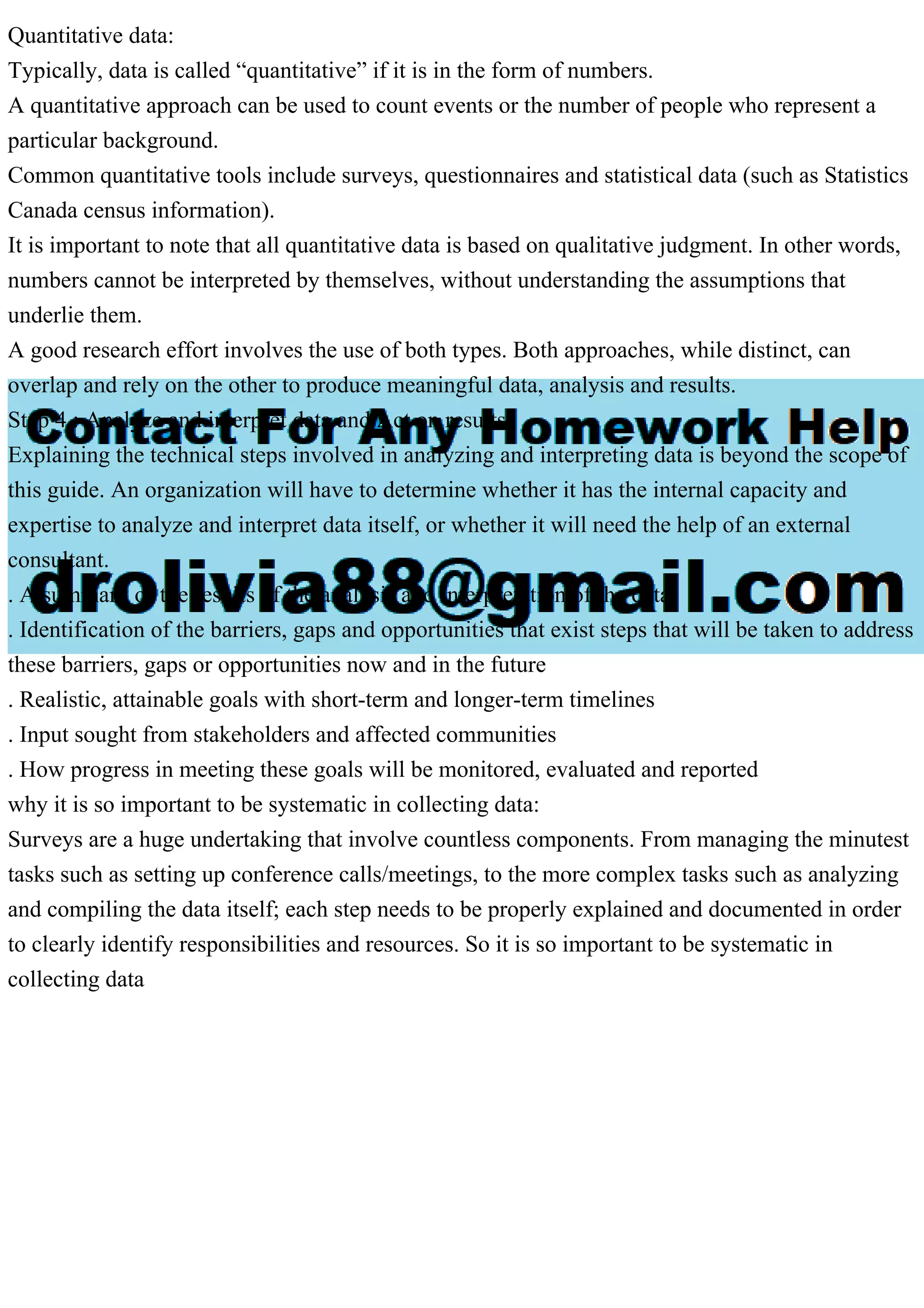 Outline the four steps in the data collection process.Explain why .pdf