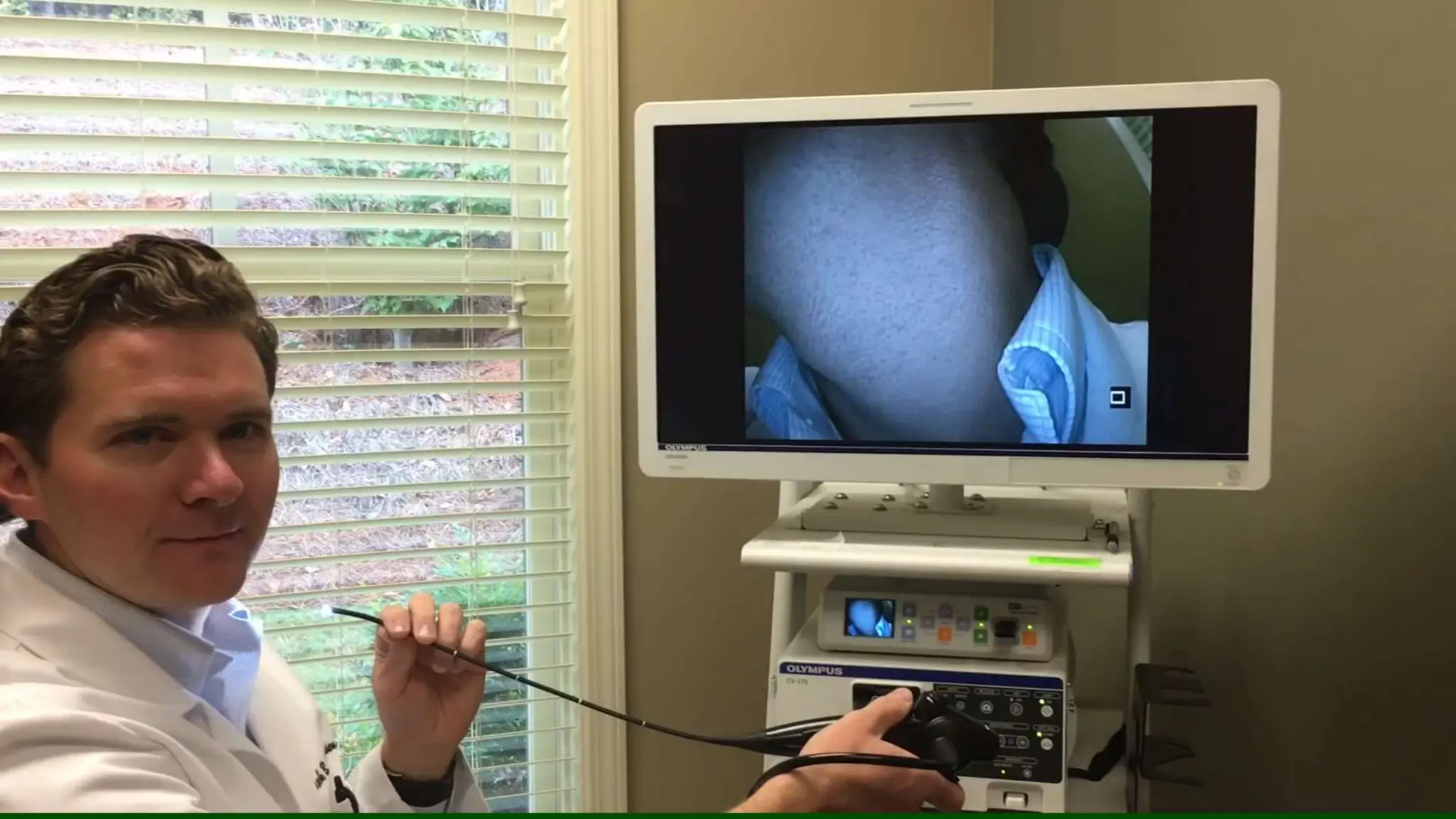 Outline the Transnasal visualization of the pharynx,larynx,.pptx