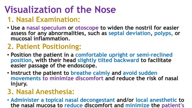 Outline the Transnasal visualization of the pharynx,larynx,.pptx | Ear ...