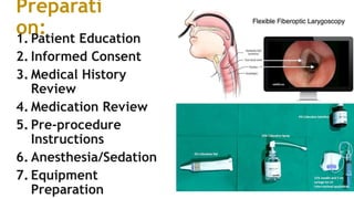 Outline the Transnasal visualization of the pharynx,larynx,.pptx