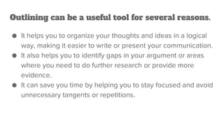 outlining-230410130858-accd2e67 (1).pptx | Secondary Education | Education