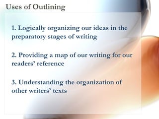 Outlining & Summarizing | PPT