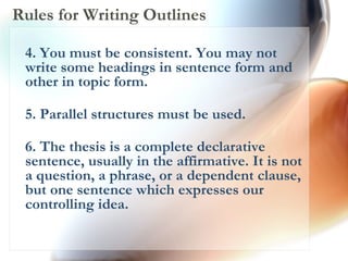Outlining & Summarizing | PPT