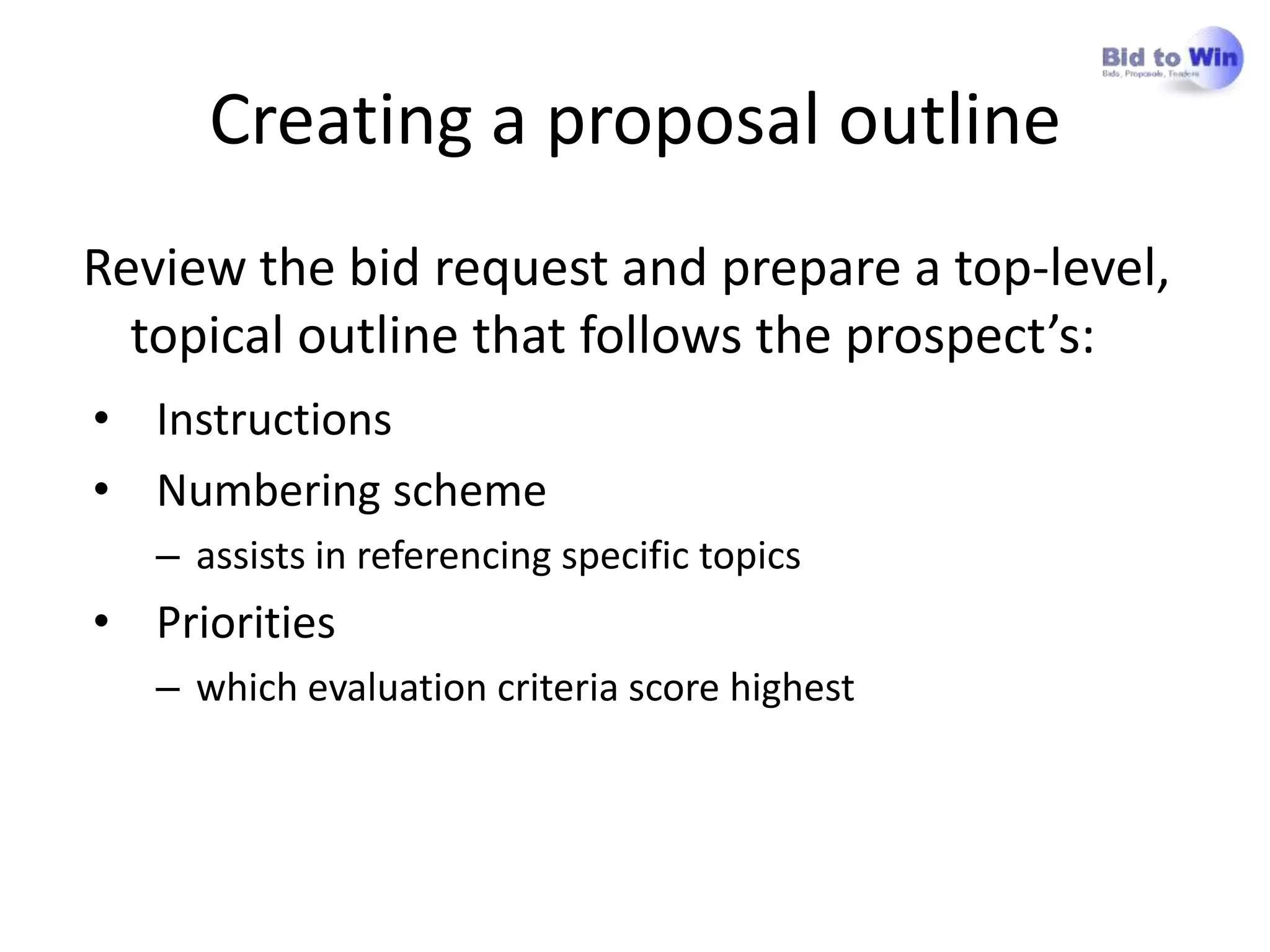 APMP Foundation: Proposal Outline Development | PPTX