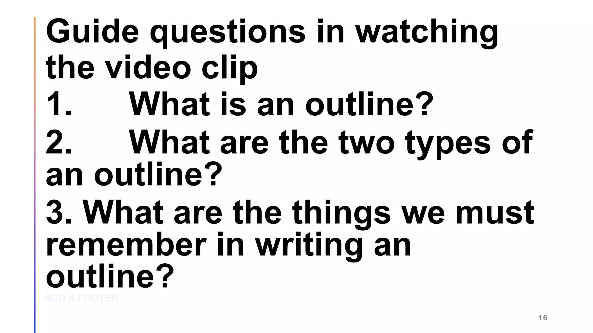 OUTLINING A READING TEXT.pptx