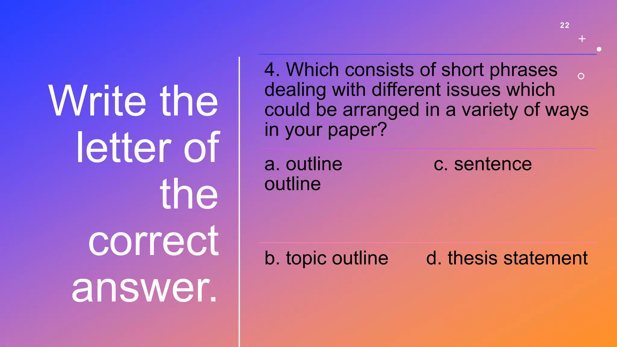 OUTLINING A READING TEXT.pptx
