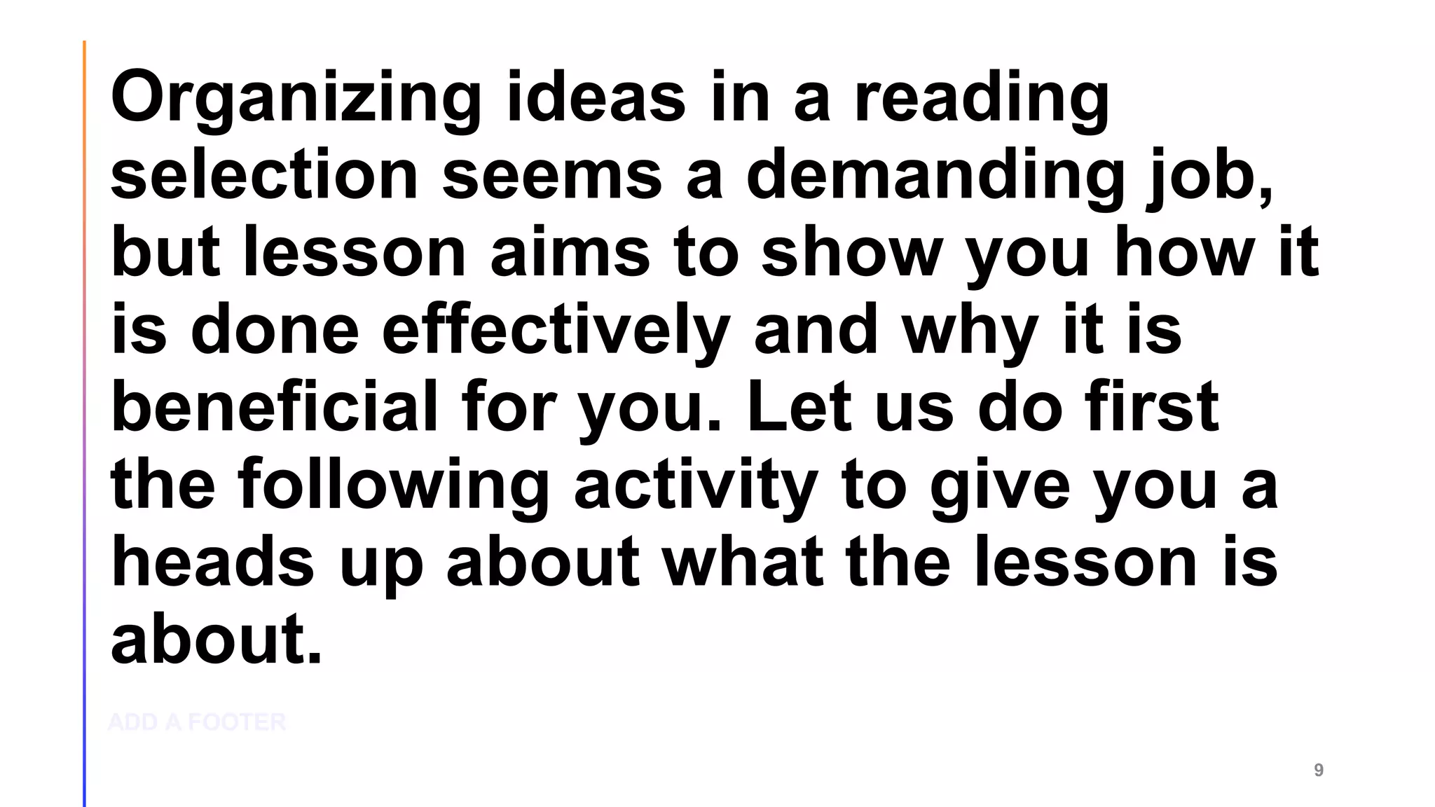 OUTLINING A READING TEXT.pptx