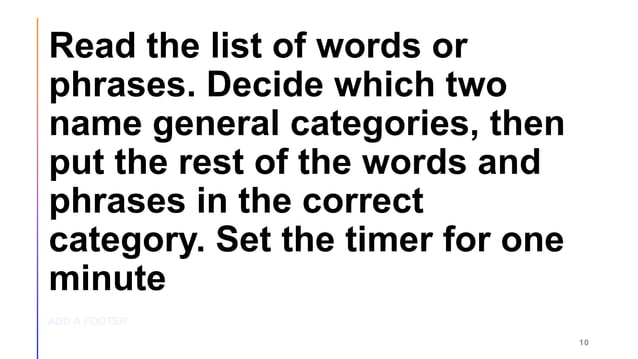 OUTLINING A READING TEXT.pptx | Internet for Beginners | Internet