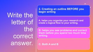 OUTLINING A READING TEXT.pptx