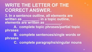 OUTLINING A READING TEXT.pptx | Internet for Beginners | Internet