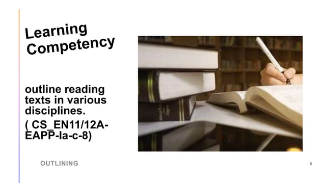 OUTLINING A READING TEXT.pptx | Internet for Beginners | Internet