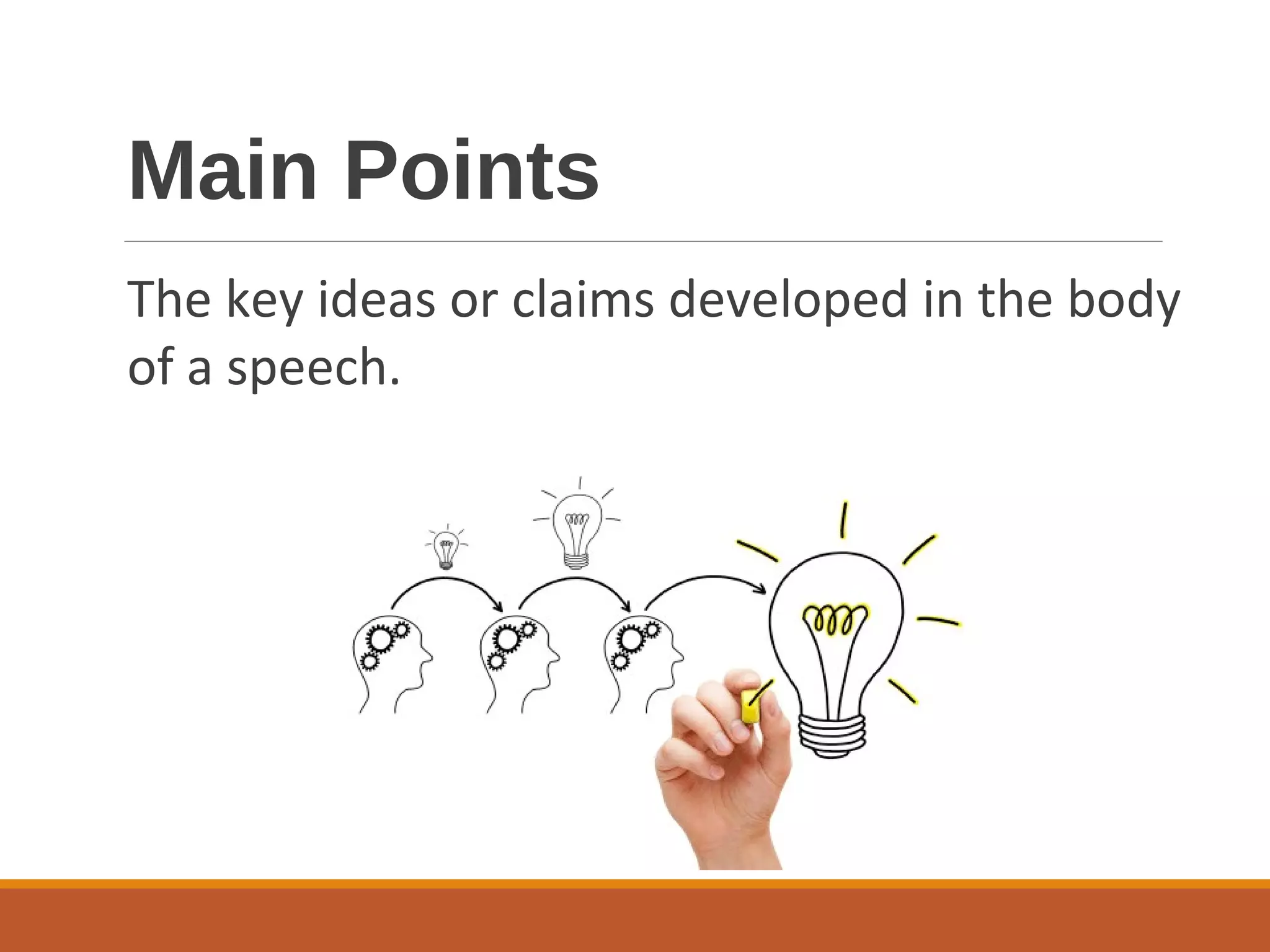 Organizing and Outlining Your Speech | PPT