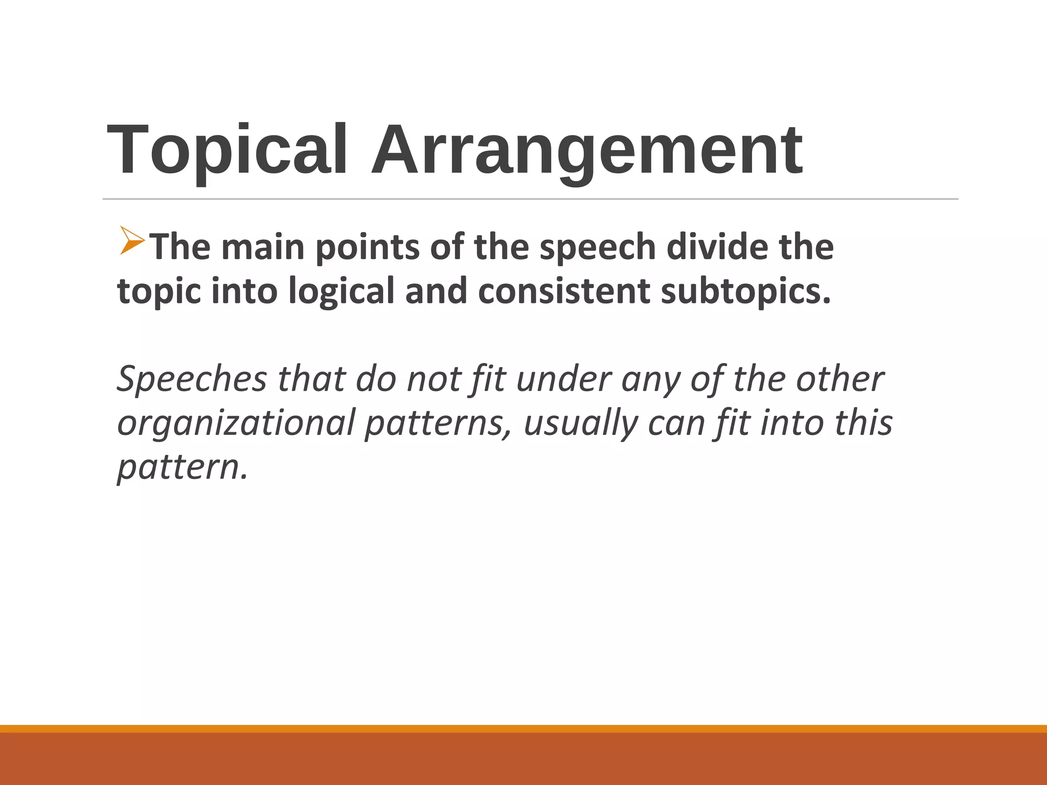 Organizing and Outlining Your Speech | PPT