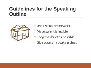 Organizing and Outlining Your Speech | PPT