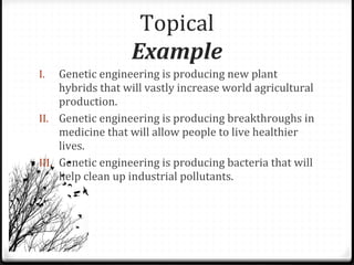 Outlining & organizing speech | PPT