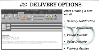 Outlook: 10 Tips & Tricks (and 1 secret) | PPTX