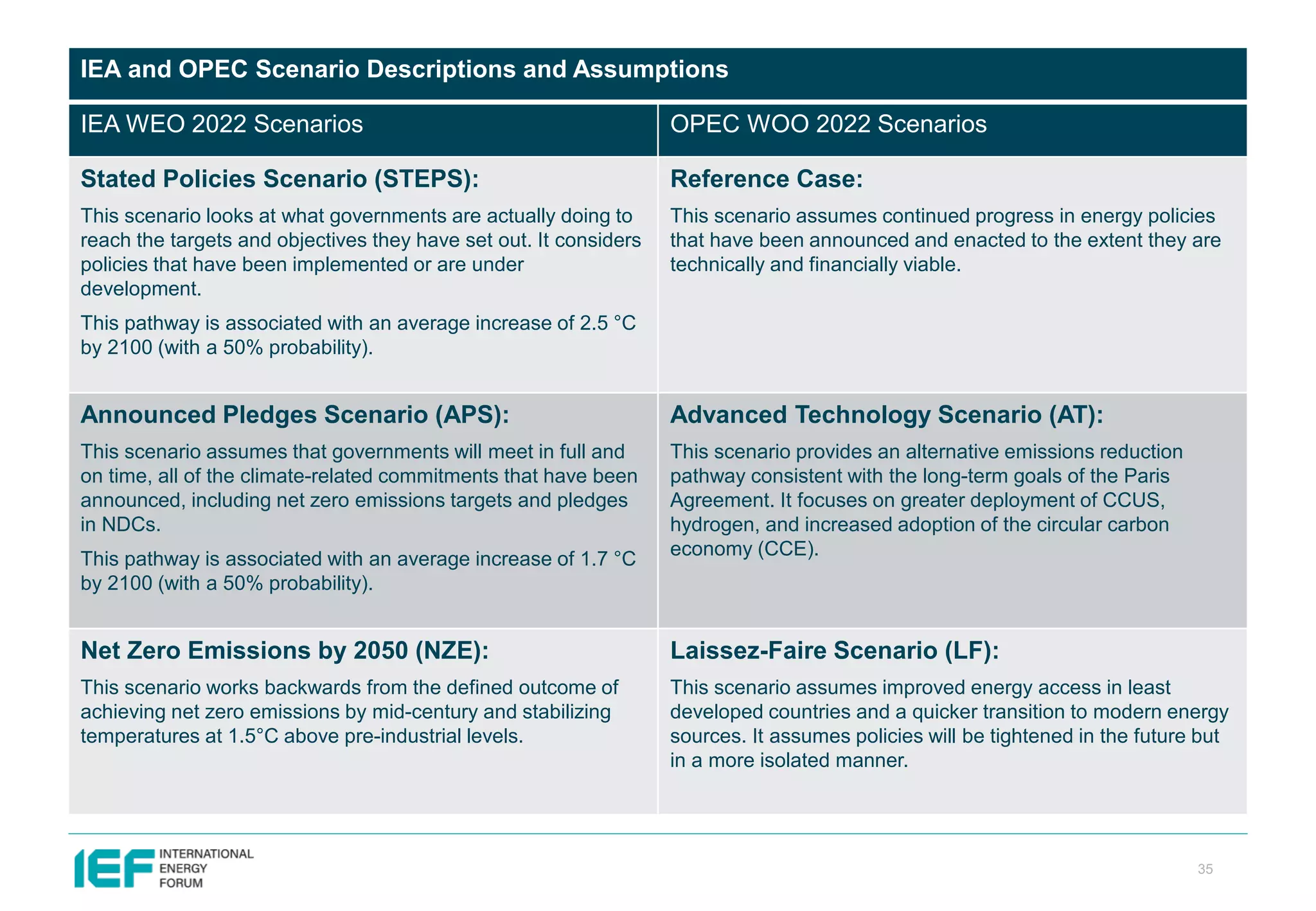 IEA IEF OPEC Outlook Comparison Report 2023 | PDF