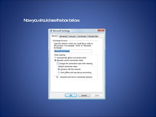 Outlook2007 Setup | PPT