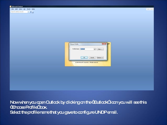 Outlook2007 Setup | PPT