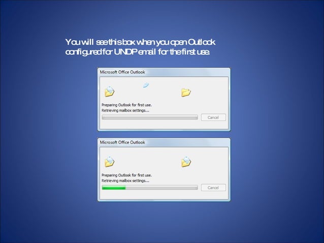 Outlook2007 Setup | PPT