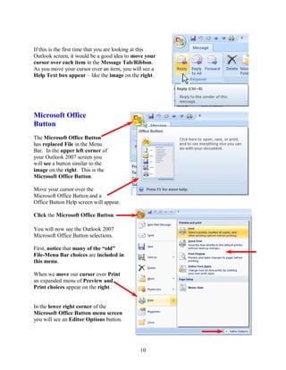 Outlook 2007 tutorial | PDF