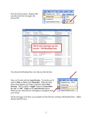 Outlook 2007 tutorial | PDF